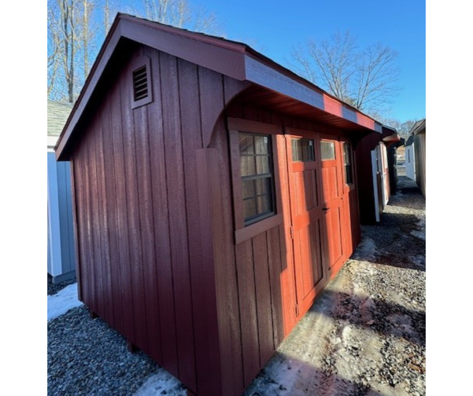 8' X 12' DURATEMP NEW ENGLAND HAMILTON - RED – Garden Time