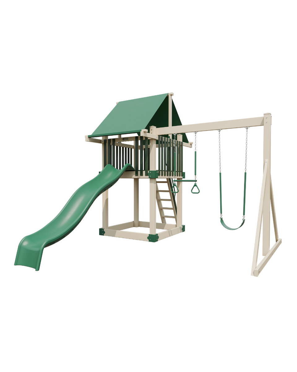 DIY PLAYSET KIT - MOD 55 GREEN & ALMOND – Garden Time